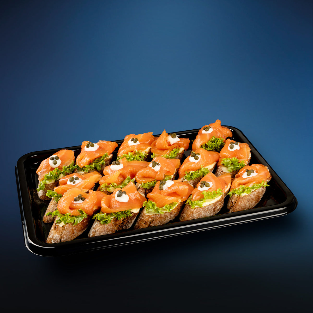 Canapés mit Lachs – Lindner